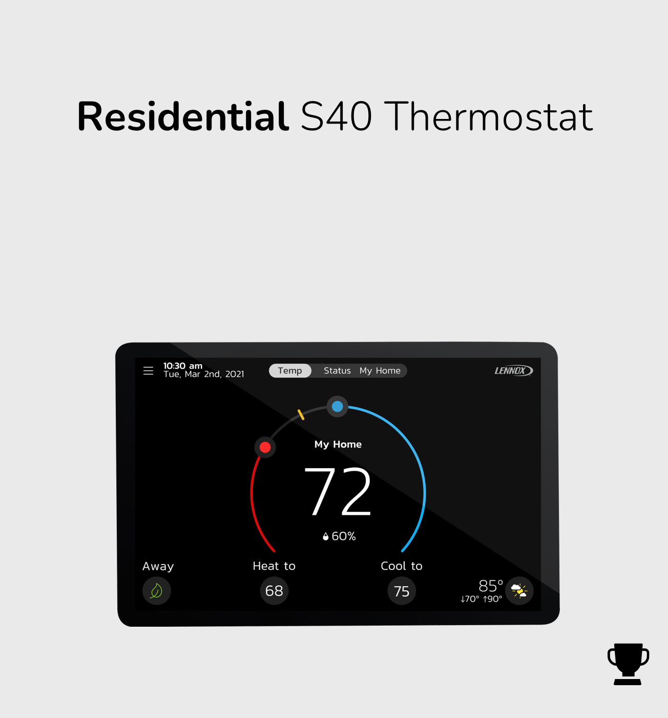 Lennox S40 Smart Thermostat | Krasamo